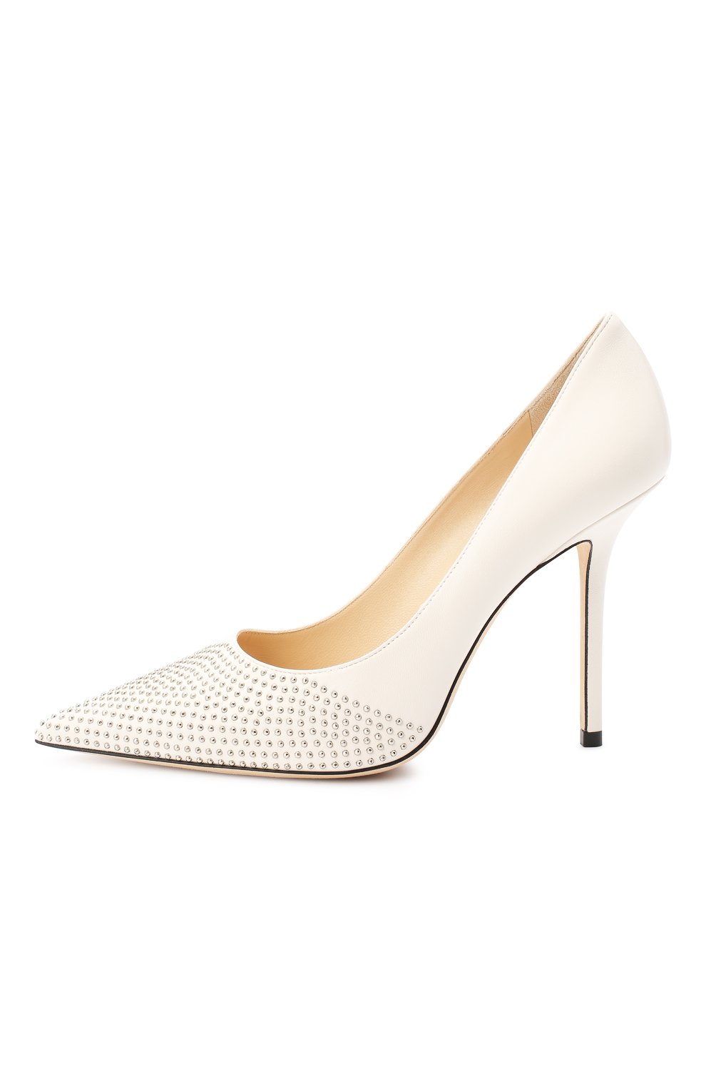 Женские белые кожаные туфли love 100 JIMMY CHOO купить в интернет ...