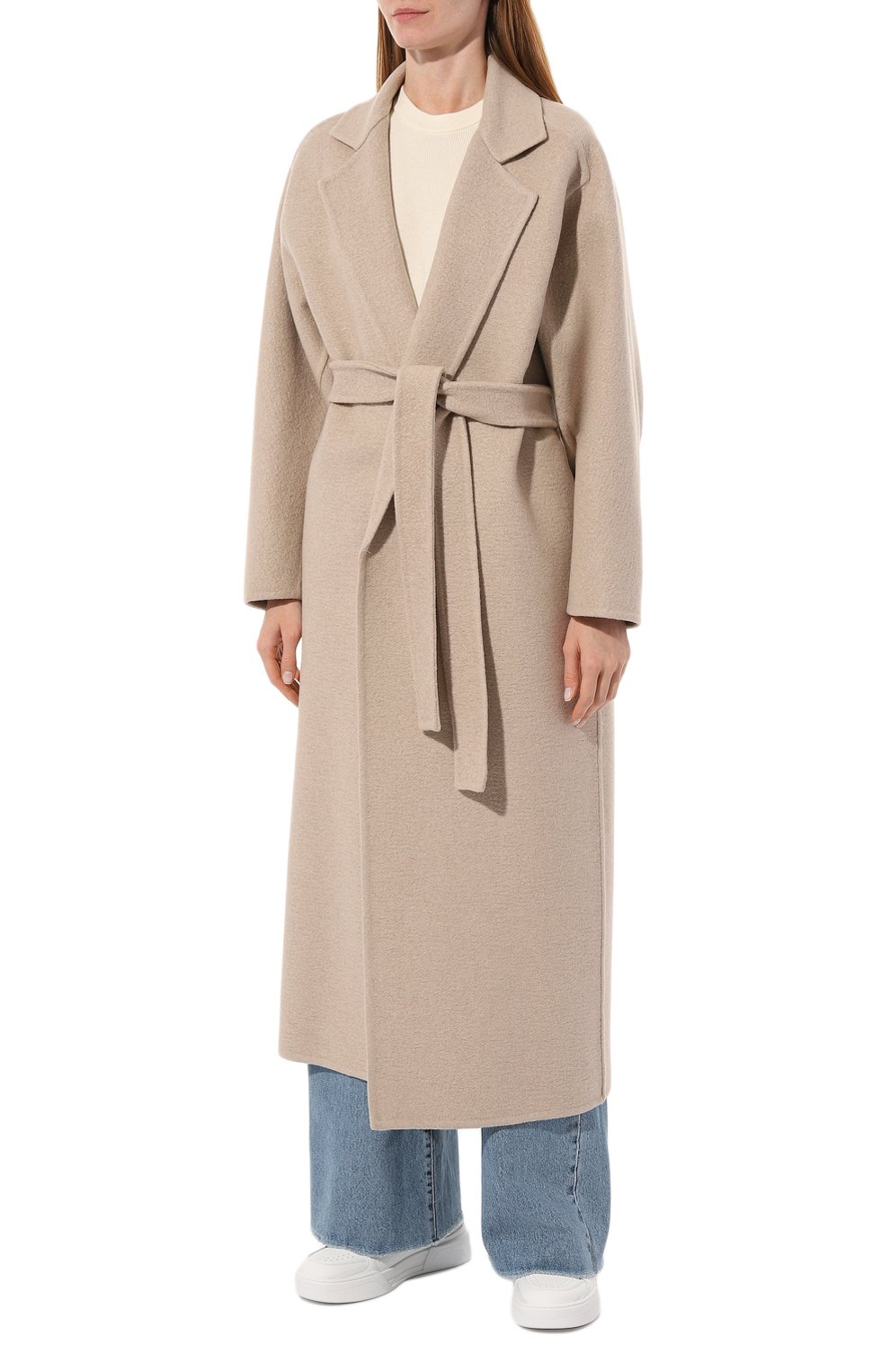 Женское бежевое кашемировое пальто COLOMBO купить в интернет-магазине ...