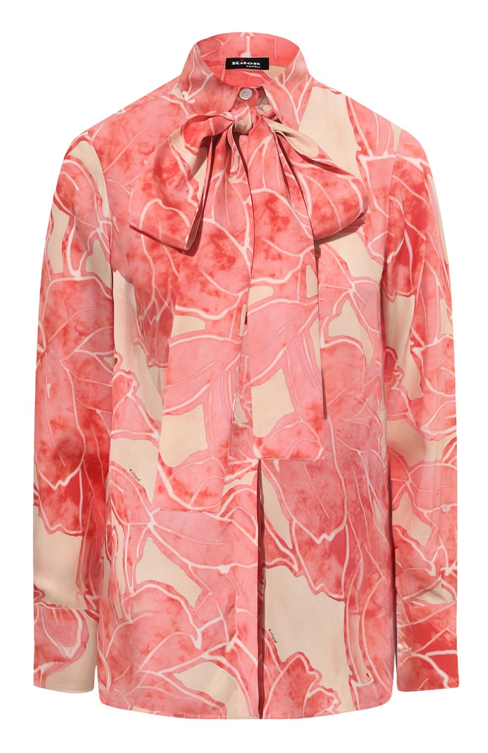 Женская розовая шелковая блузка KITON купить в интернет-магазине ЦУМ ...