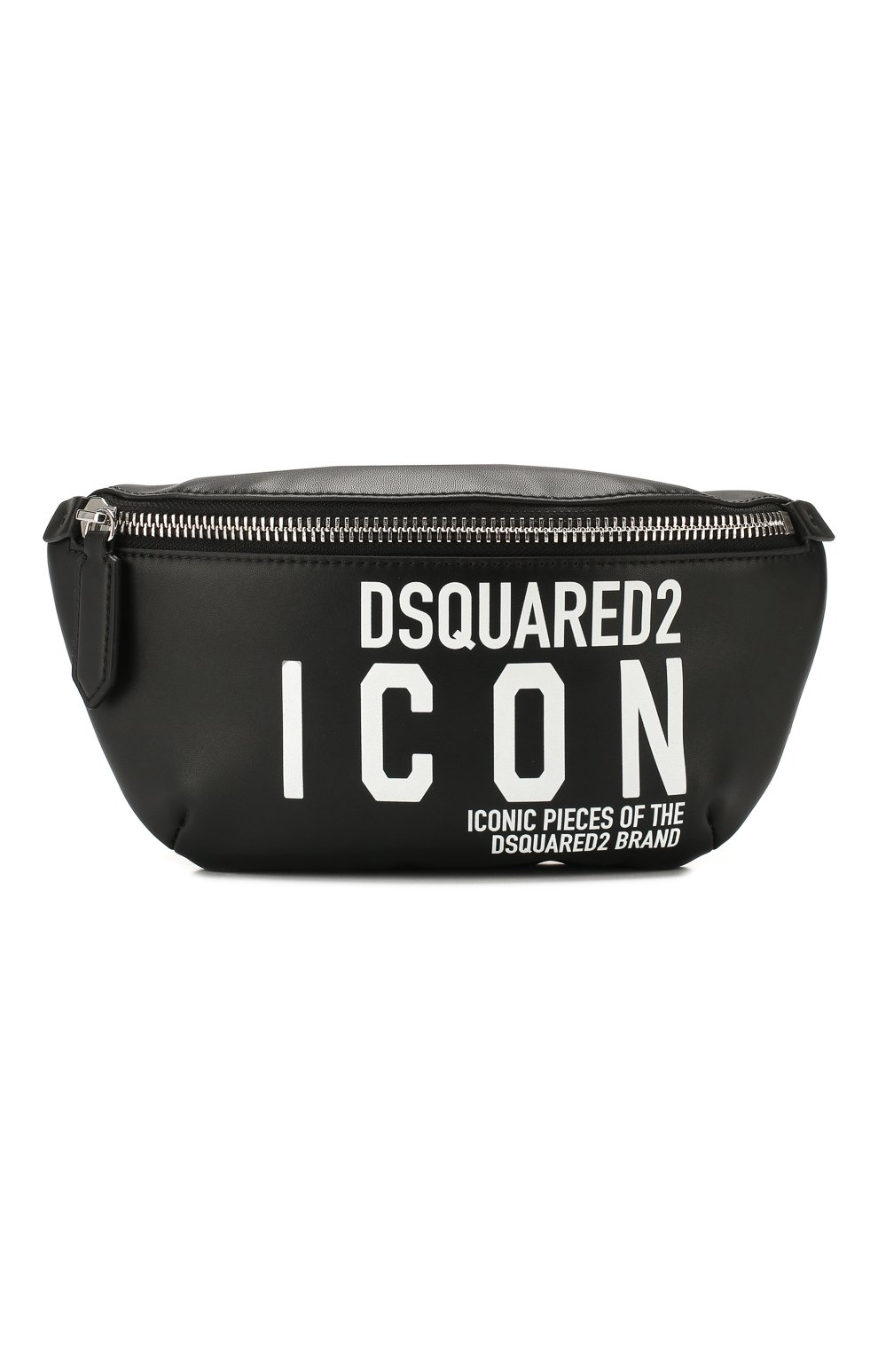 Женская черная поясная сумка DSQUARED2 купить в интернет-магазине ЦУМ ...