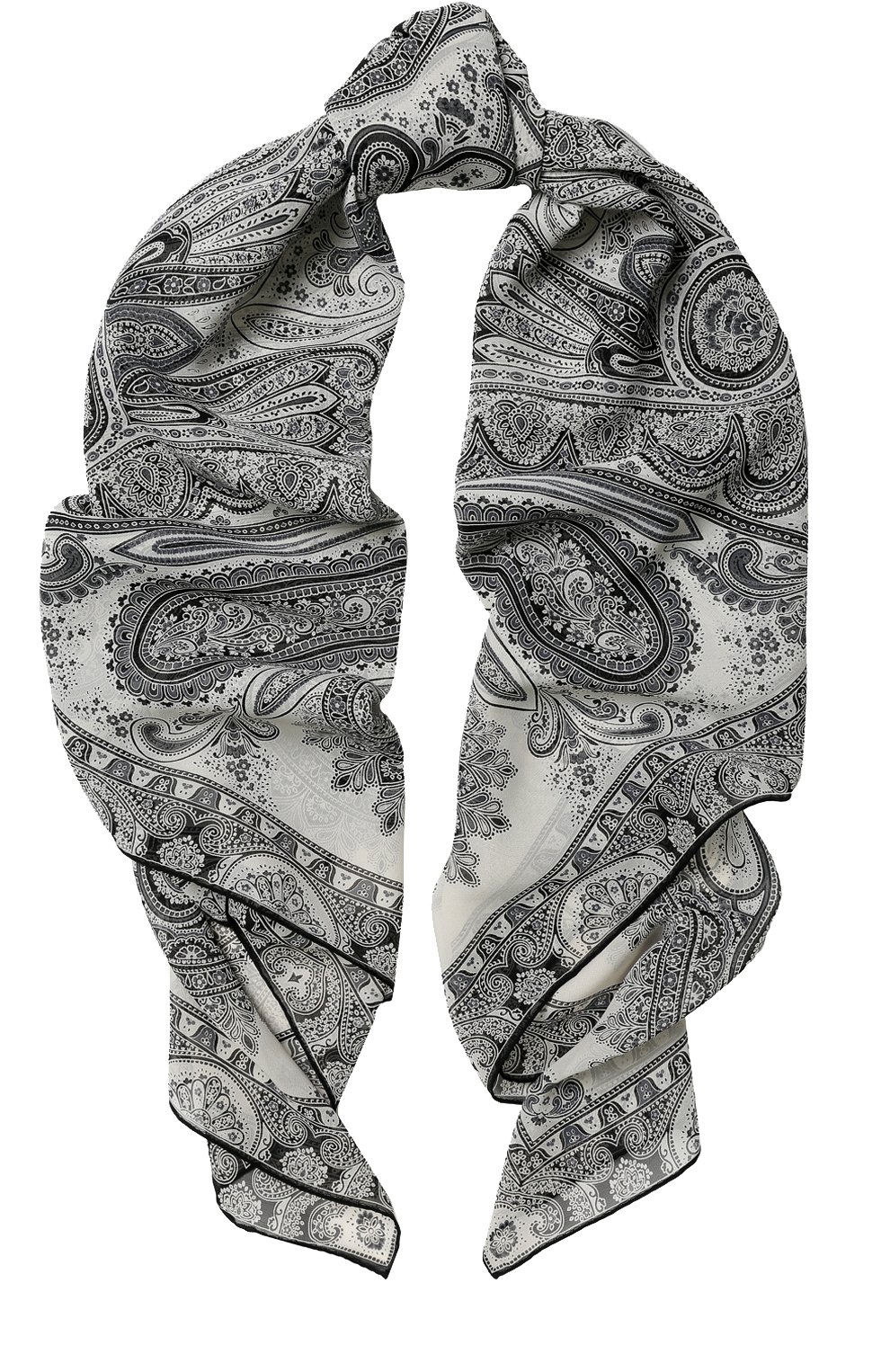 Женский разноцветный шелковый платок с принтом MICHELE BINDA купить в интернет-магазине ЦУМ, арт ...