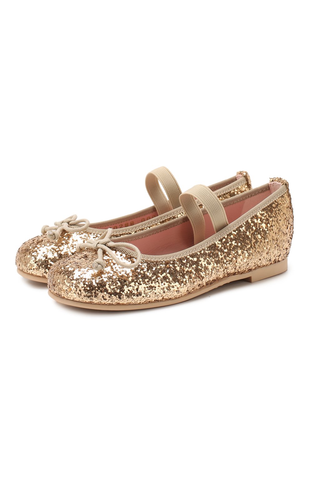 Балетки PRETTY BALLERINAS детские золотого цвета — купить в интернет ...