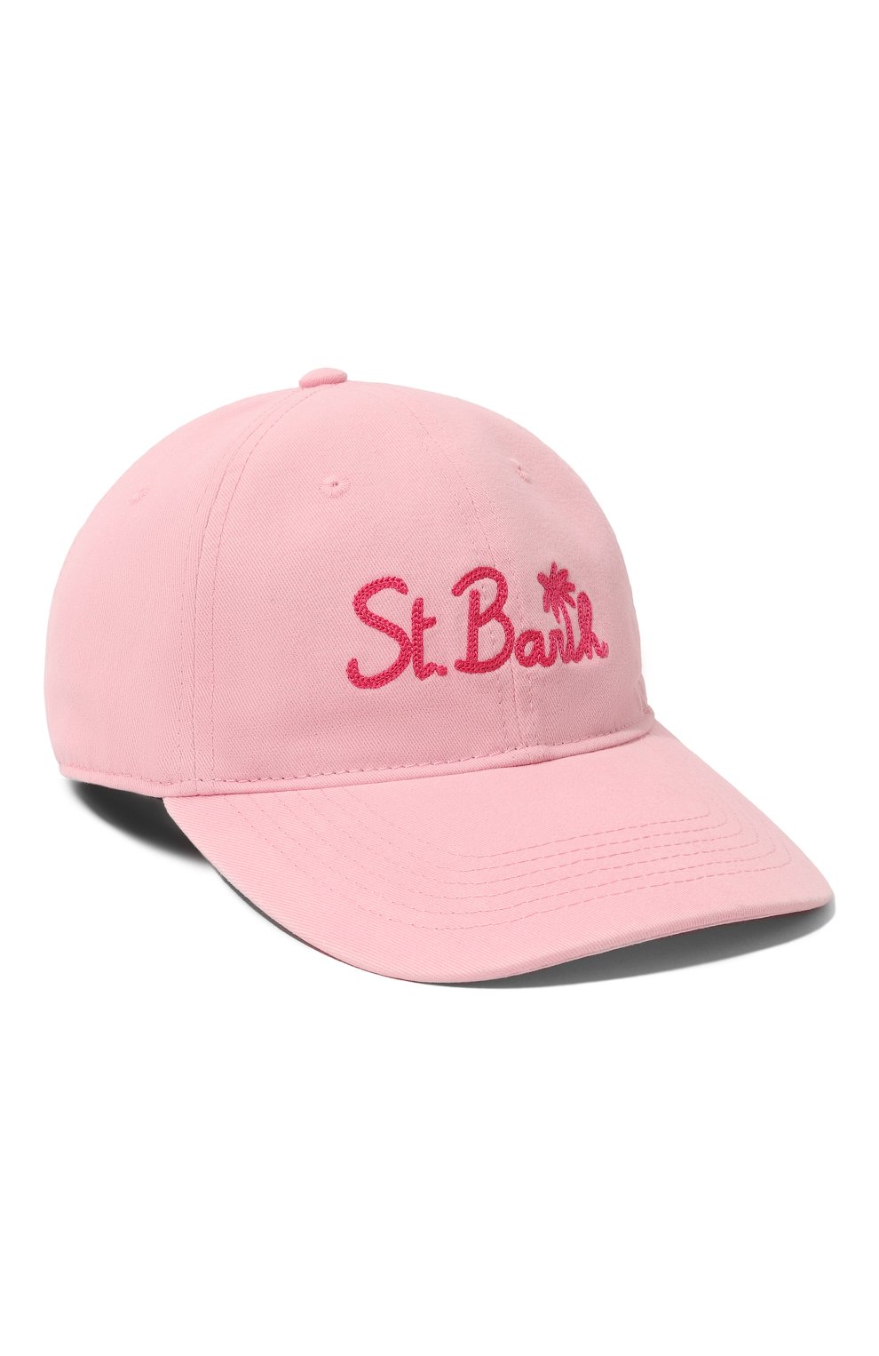Женская розовая хлопковая бейсболка MC2 SAINT BARTH купить в интернет ...