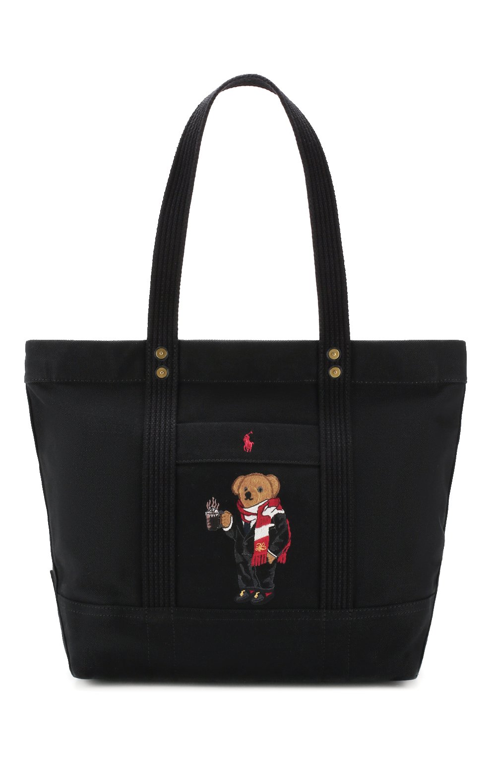 Женский черный сумка-тоут POLO RALPH LAUREN купить в интернет-магазине ...
