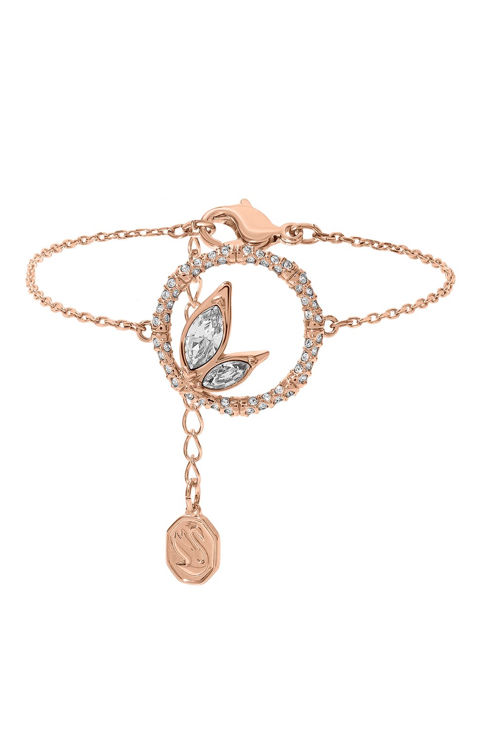 Женский золотой браслет dellium SWAROVSKI купить в интернет-магазине ...