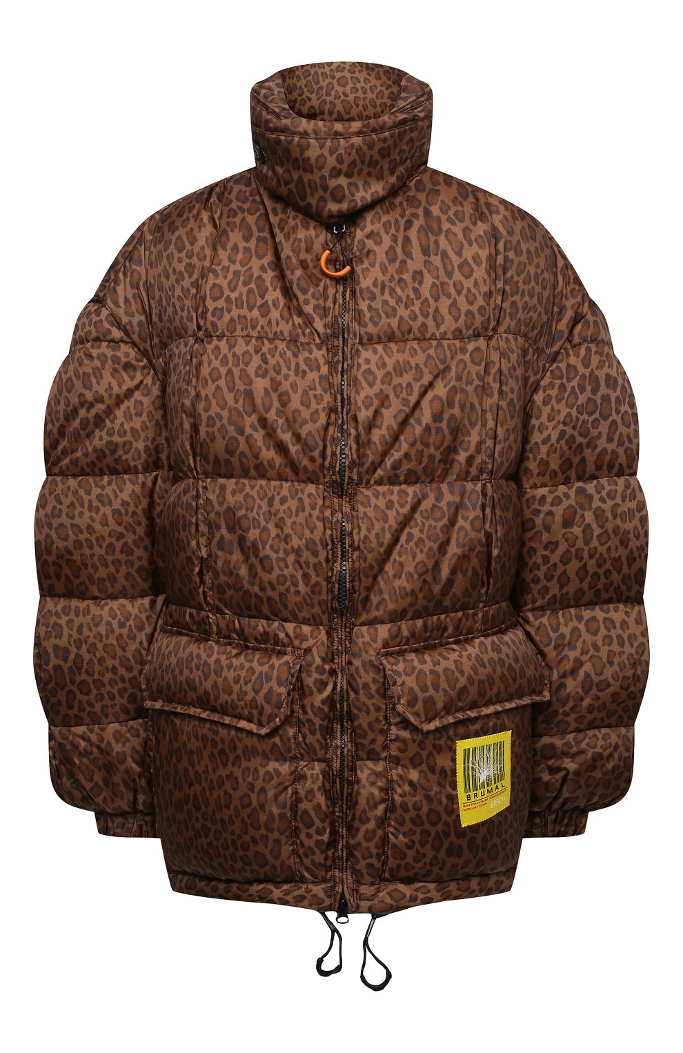 Женский леопардовый пуховик r13 x brumal R13 купить в интернет-магазине ...