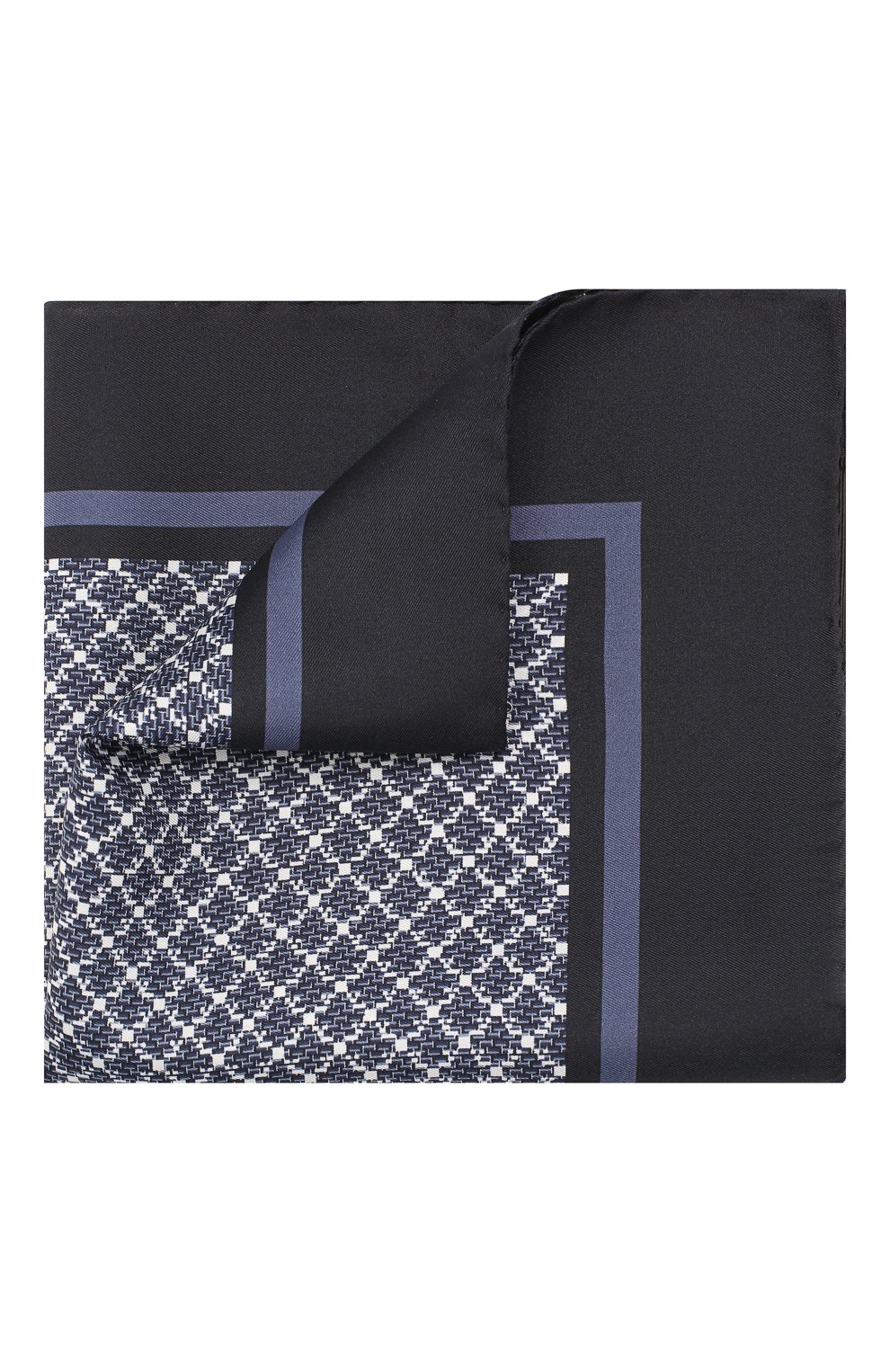 Мужской синий шелковый платок ZEGNA купить в интернет-магазине ЦУМ, арт ...