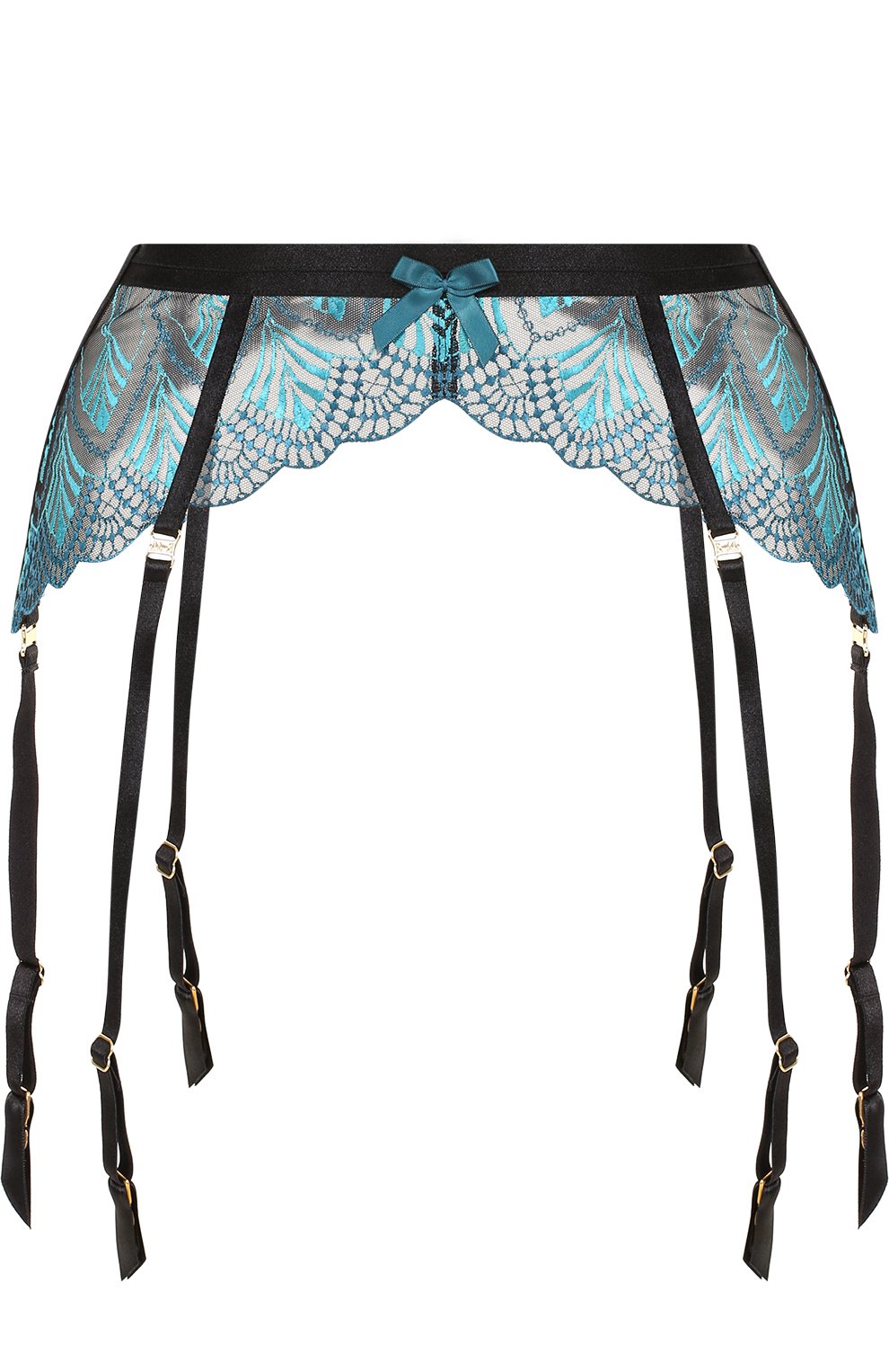 Женский темно-синий кружевной пояс для чулок BORDELLE купить в интернет ...