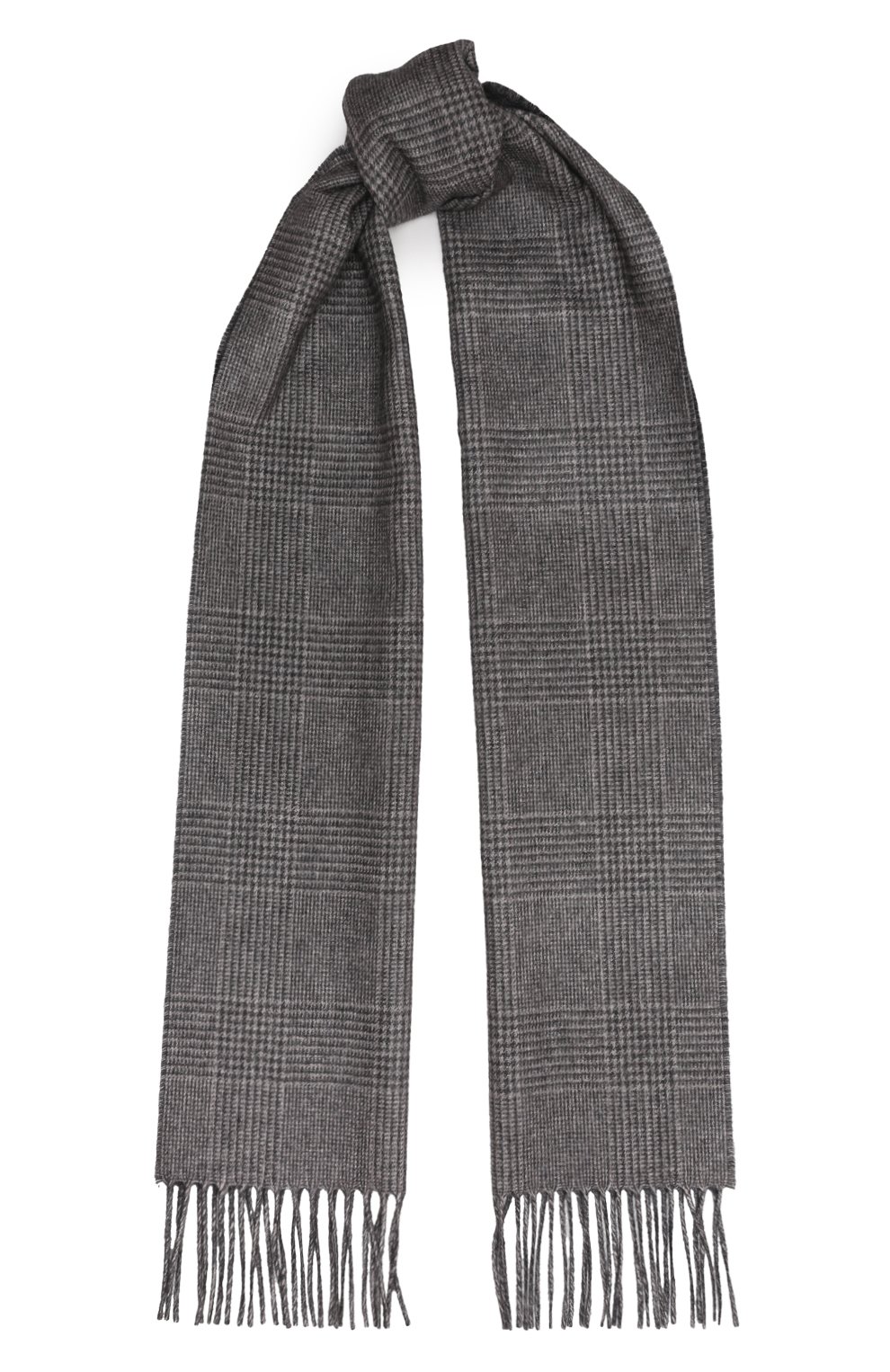 Мужской серый шарф из шелка и кашемира PIACENZA CASHMERE 1733 купить в ...