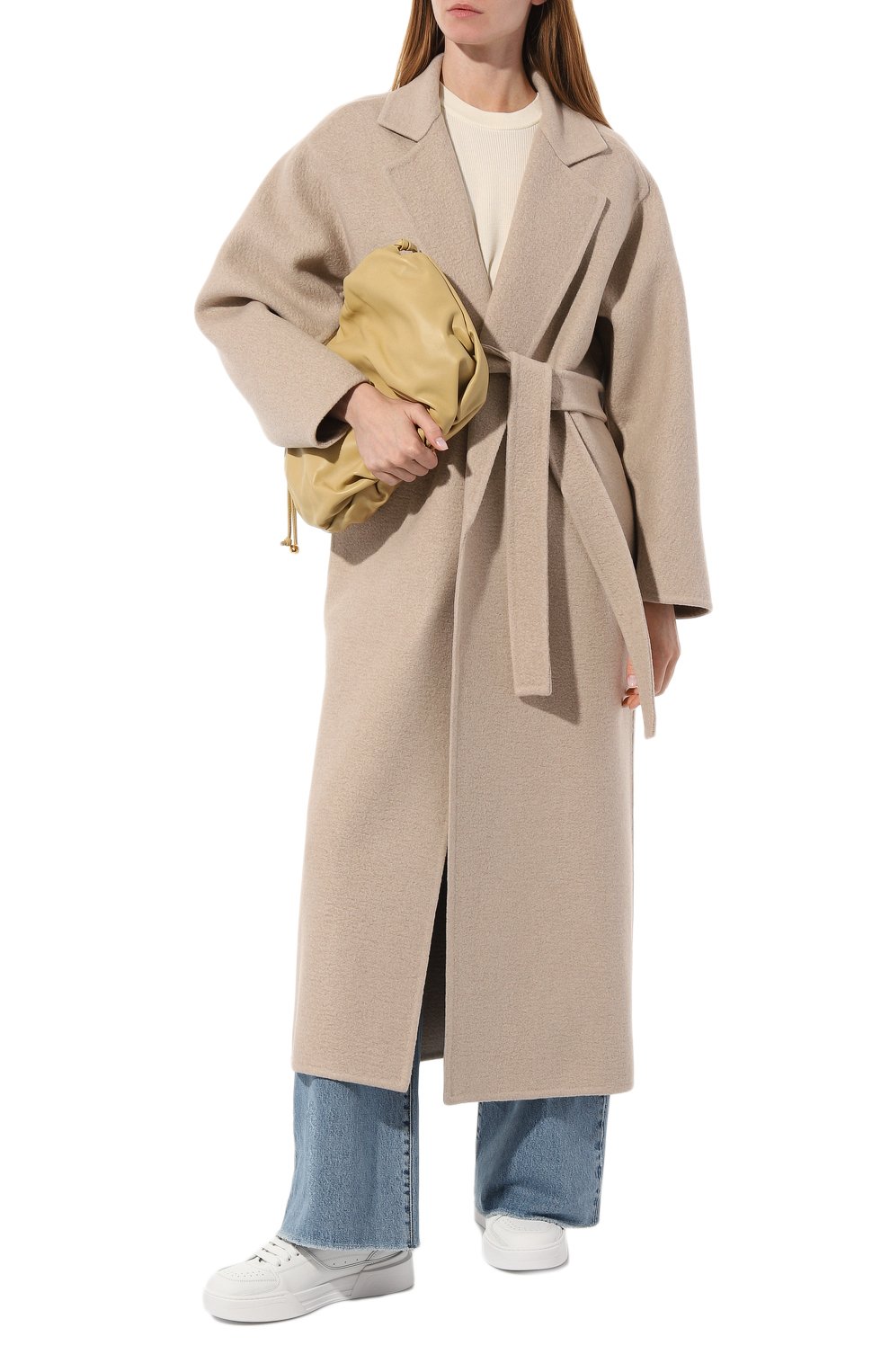 Женское бежевое кашемировое пальто COLOMBO купить в интернет-магазине ...
