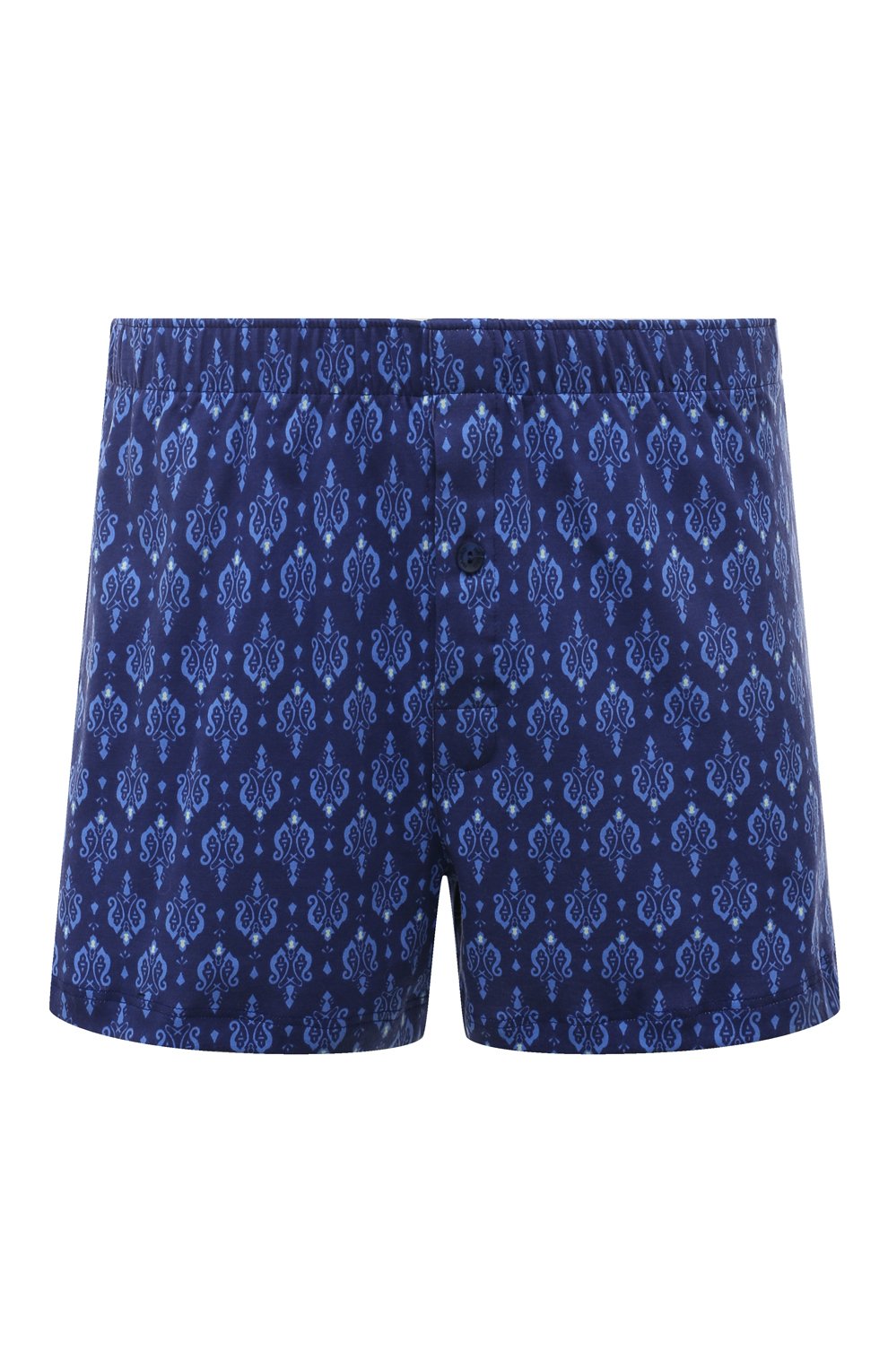 Мужские синие хлопковые боксеры HANRO купить в интернет-магазине ЦУМ ...