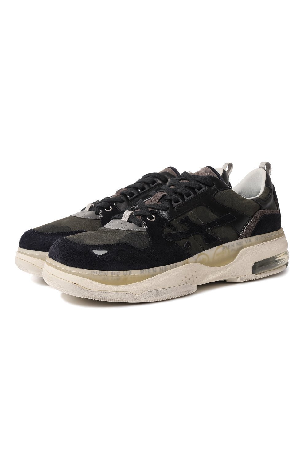 Мужские разноцветные комбинированные кроссовки drake PREMIATA купить в ...