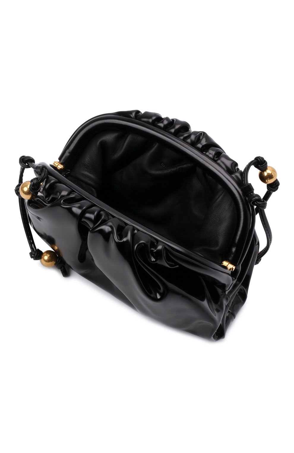 Женский черный клатч pouch mini BOTTEGA VENETA купить в интернет ...