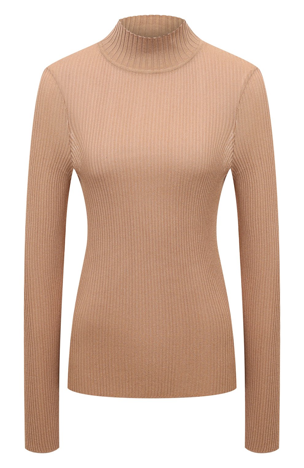 Женская бежевая шелковая водолазка FREEAGE купить в интернет-магазине ...