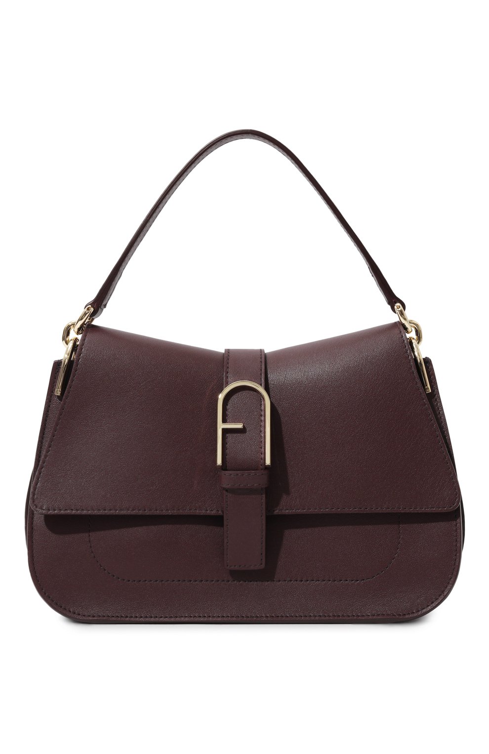 Женская коричневая сумка furla flow medium FURLA купить в интернет ...