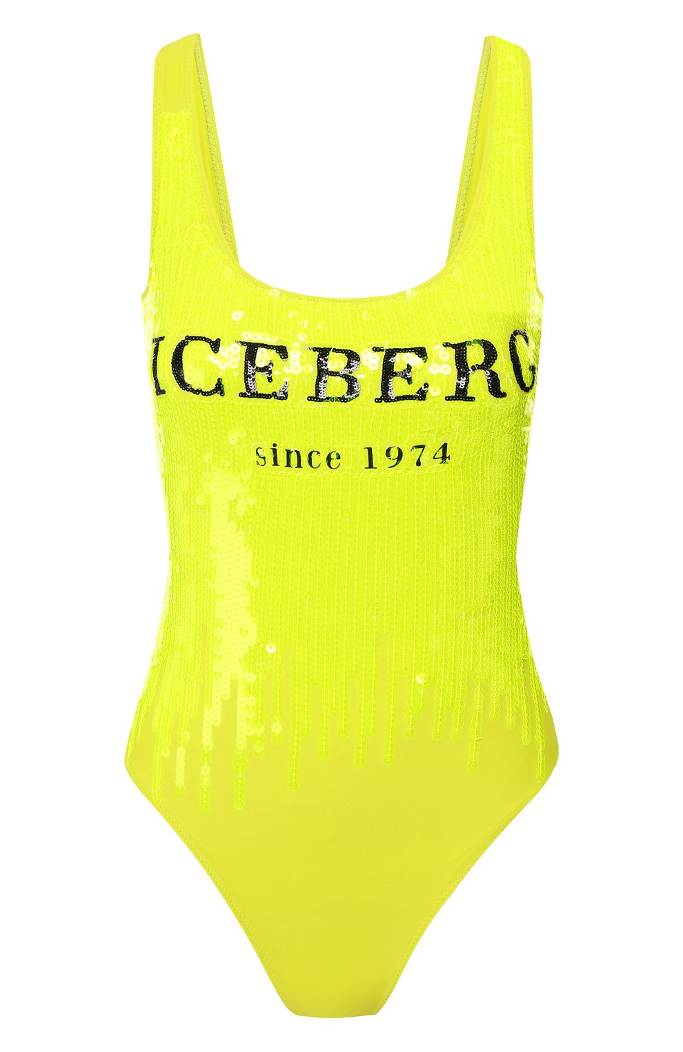 Женский желтый купальник с пайетками ICEBERG купить в интернет-магазине ...