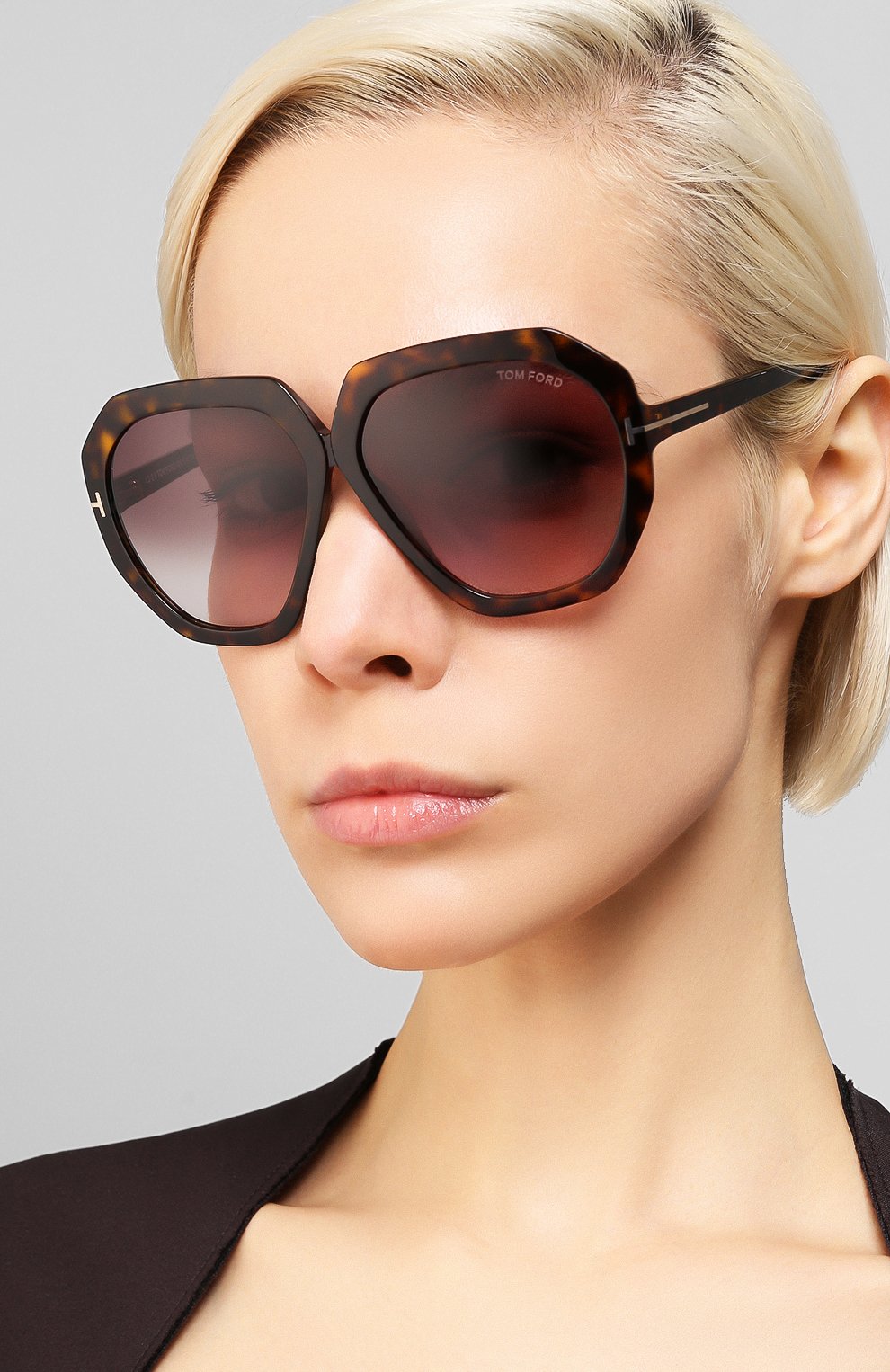 Женские коричневые солнцезащитные очки TOM FORD купить в интернет ...