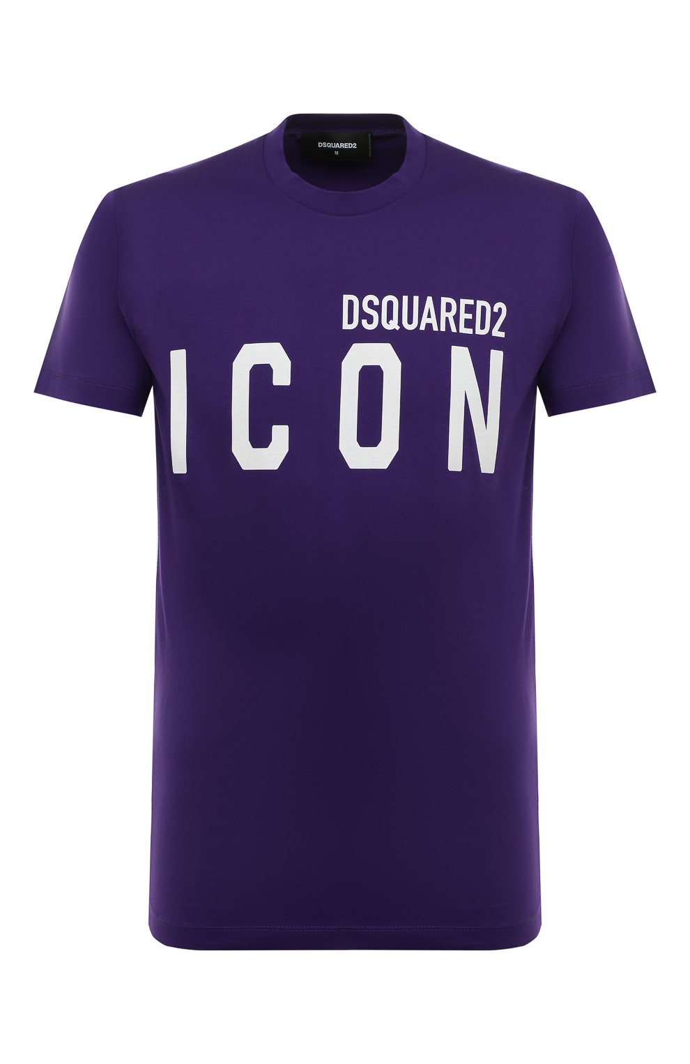 Мужская сиреневая хлопковая футболка icon DSQUARED2 купить в интернет ...