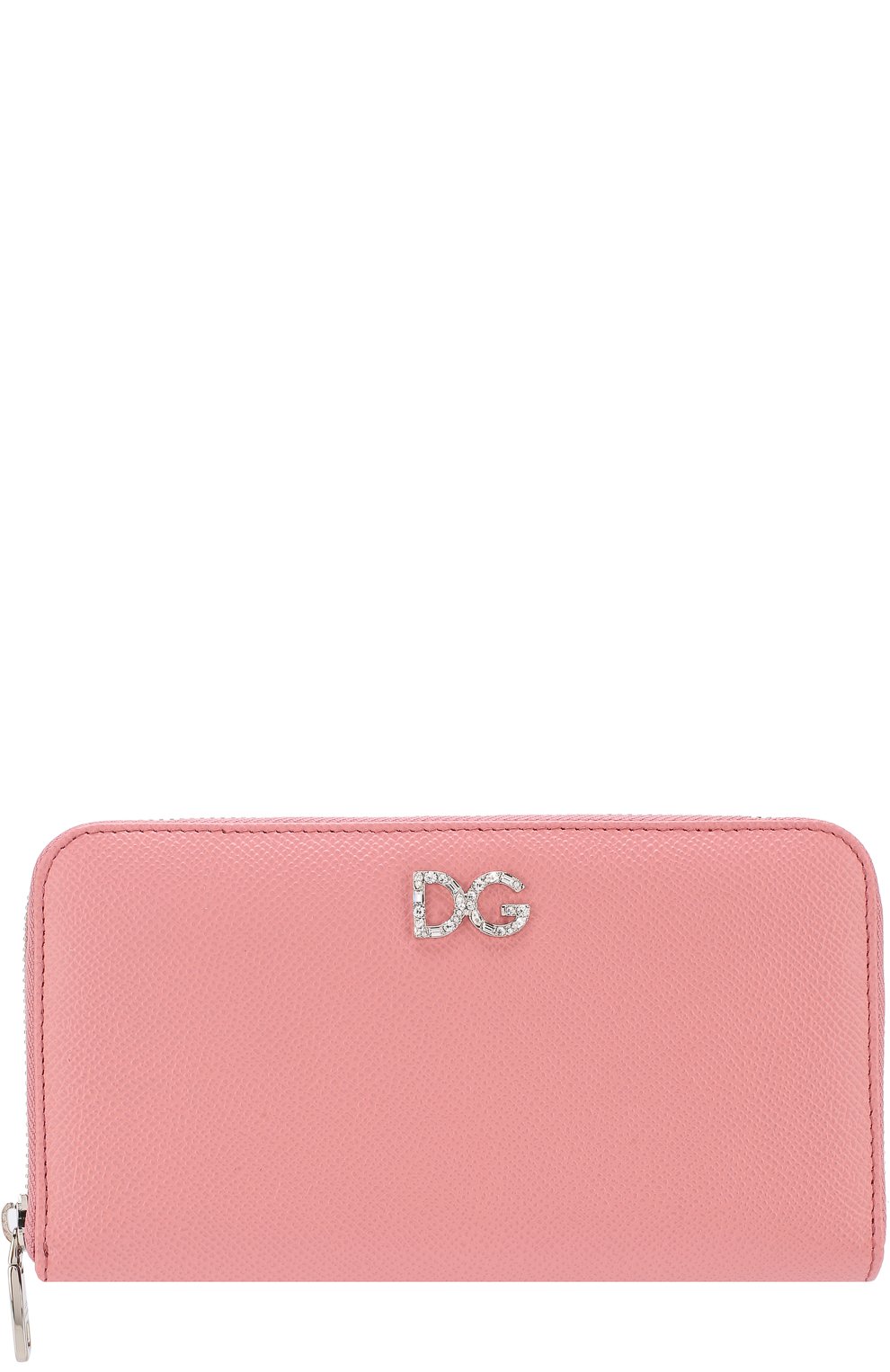 Женские розовые кожаный кошелек на молнии DOLCE & GABBANA купить в ...