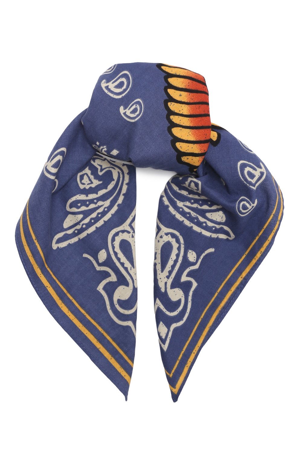 Женского синего хлопковая бандана HARLEY-DAVIDSON купить в интернет ...