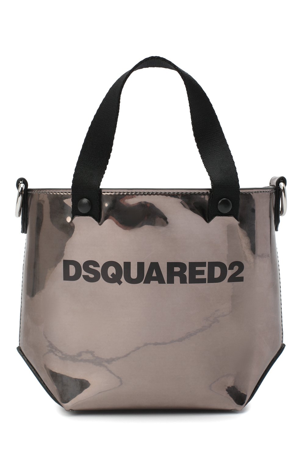 Женский бронзовый сумка-шопер metallic mini DSQUARED2 купить в интернет ...